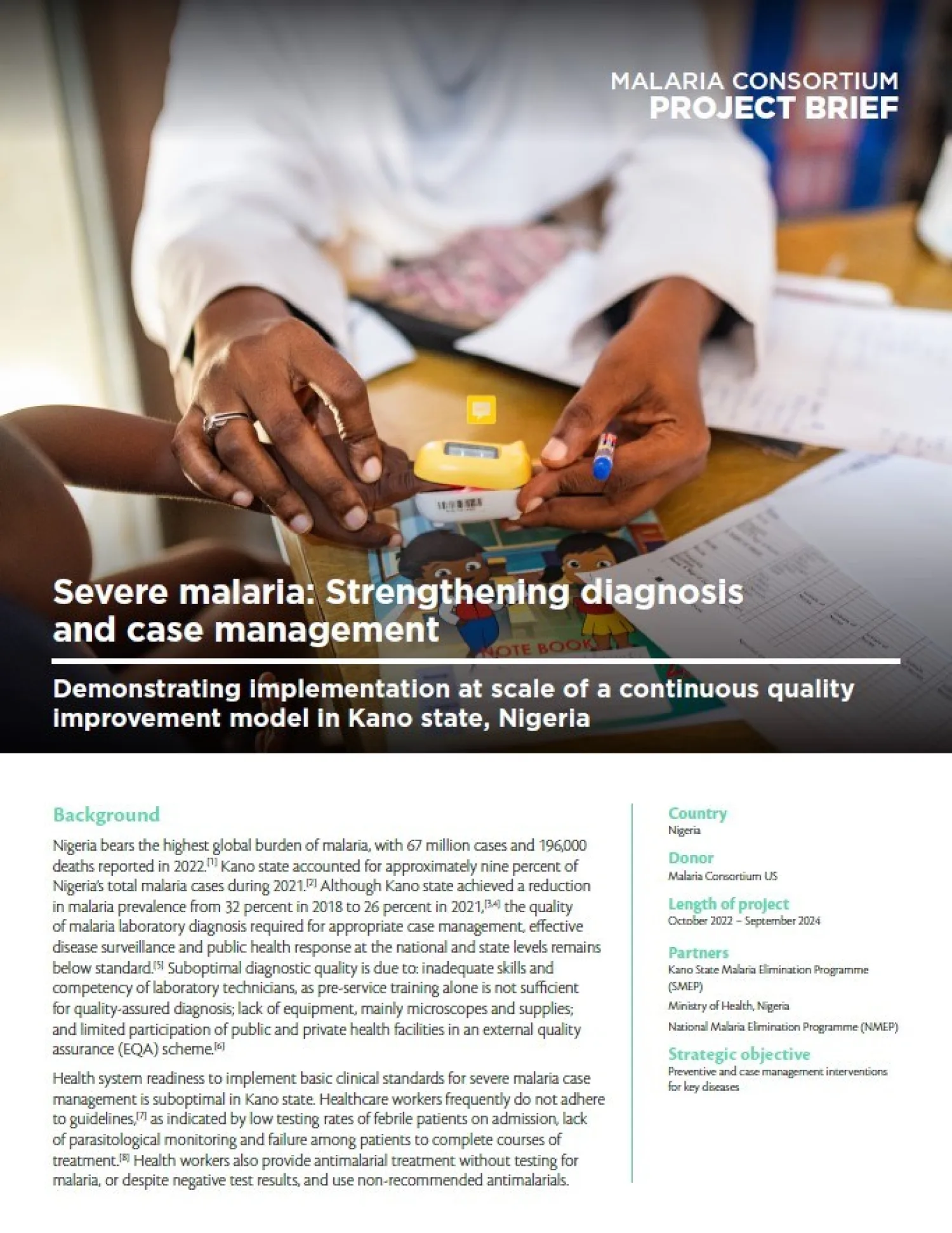 Severe malaria: Strengthening diagnosis and case management | Malaria ...