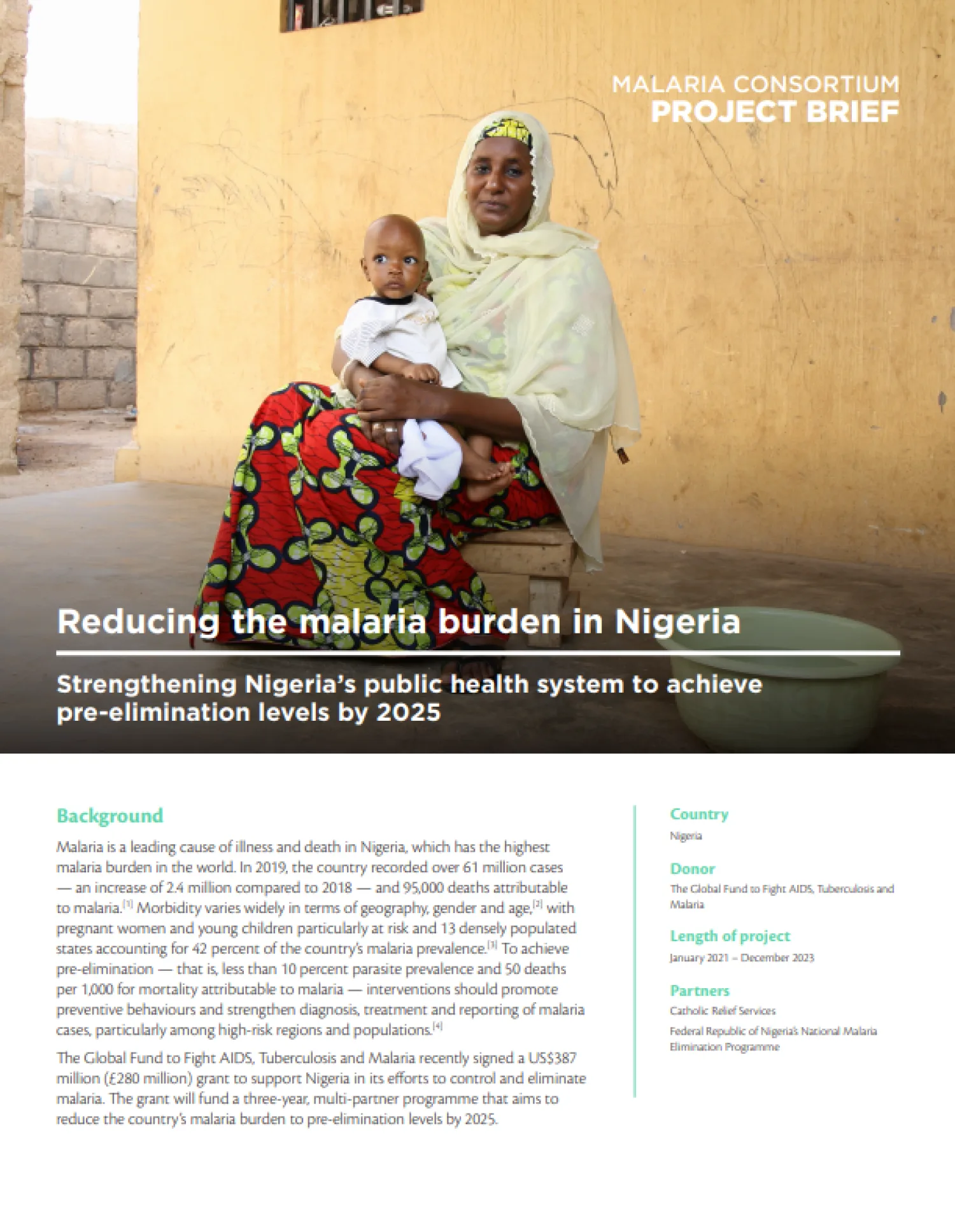 Reducing the malaria burden in Nigeria | Malaria Consortium